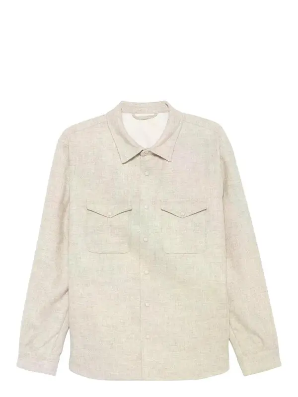 ERALDO Padded Shirt - Neutrals
