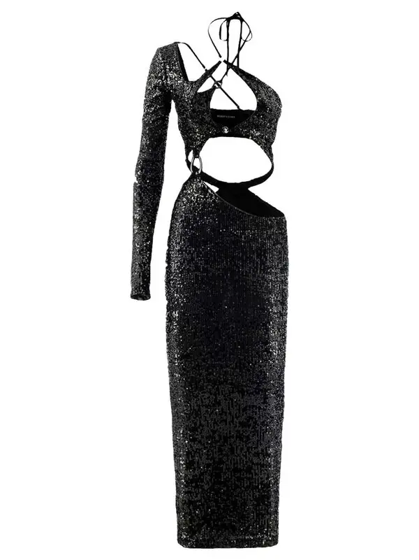 ROBERTA EINER Banu Sequin-embellished Dress - Black