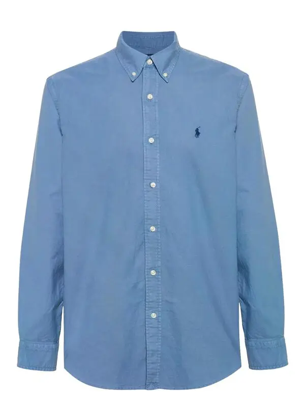 Polo Ralph Lauren Polo Pony-embroidered Shirt - Blue