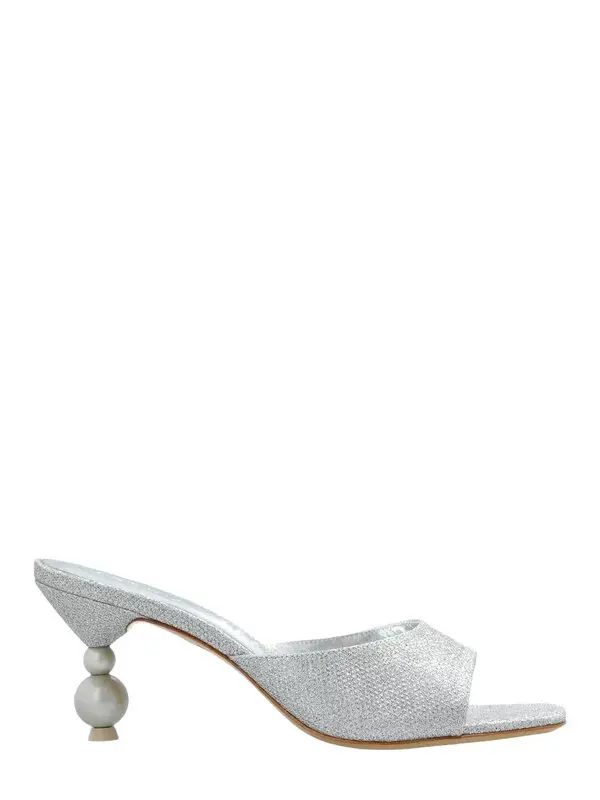 SOPHIA WEBSTER Perla High Heel Sandals - Silver