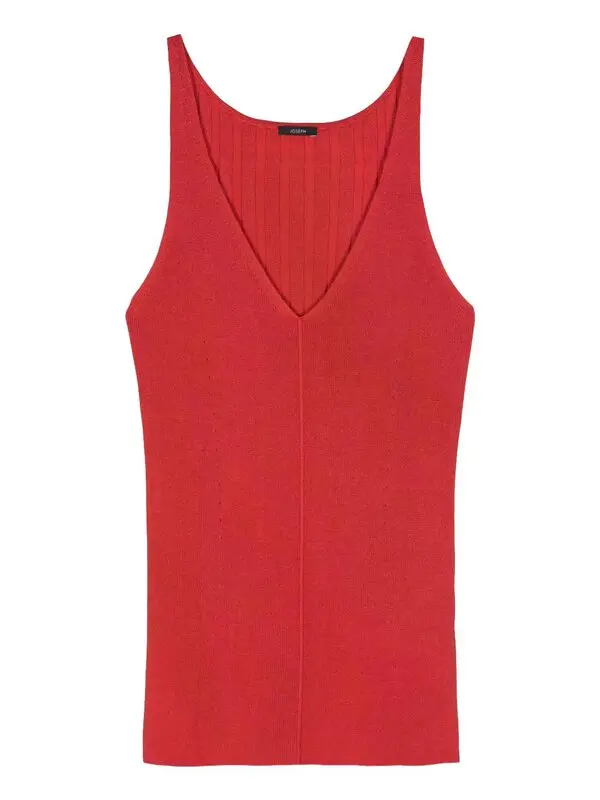JOSEPH Satiny Tank Top - Red