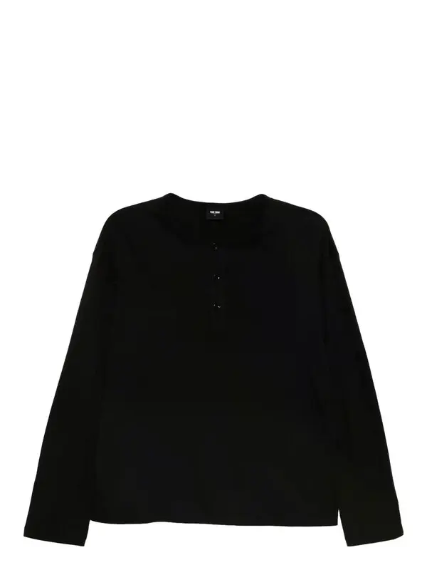 TEAM WANG DESIGN Choices Henley T-shirt - Black
