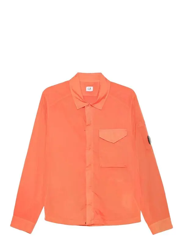 C.P. COMPANY Lens-detailed Jacket - Red