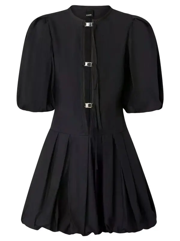 Pinko Buckled Mini Dress - Black