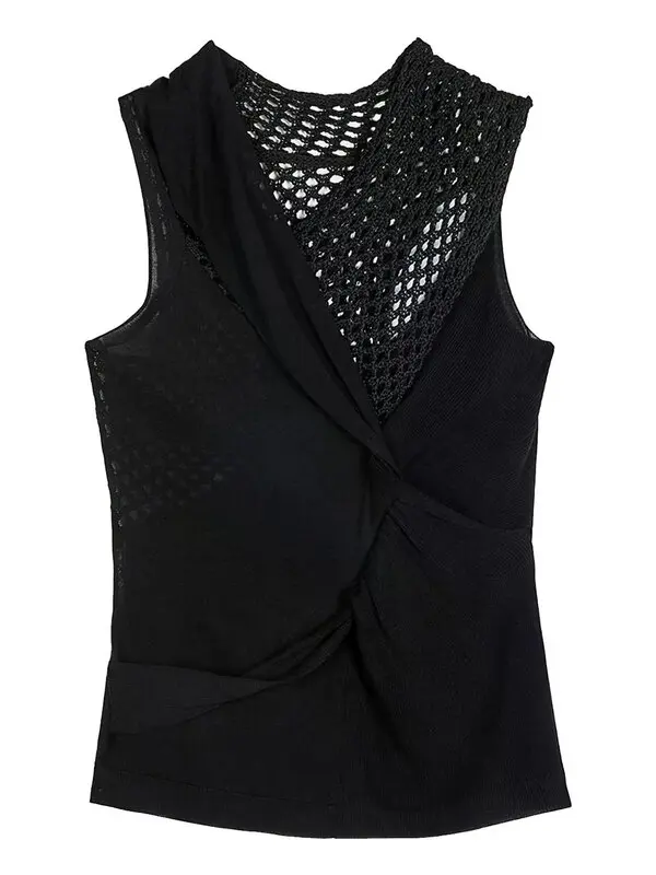 Ports 1961 Layered-design Top - Black