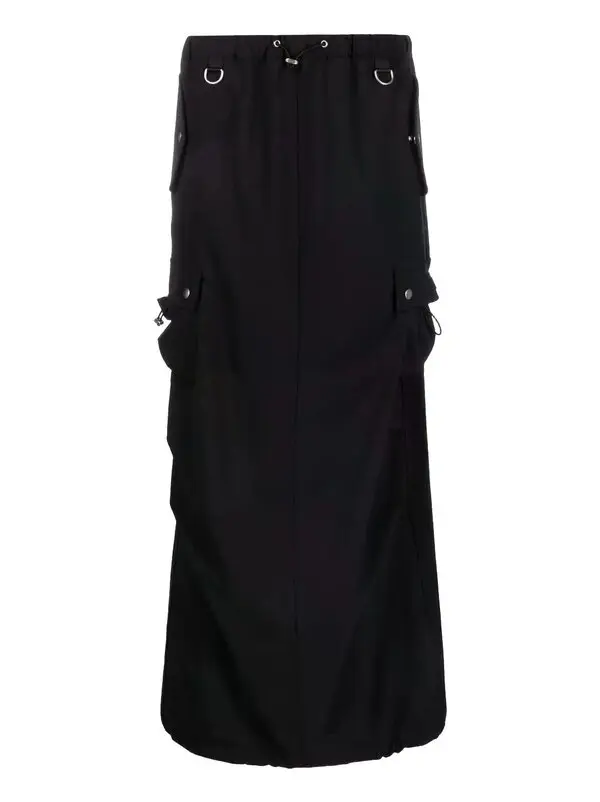 Coperni Cargo Maxi Skirt - Black