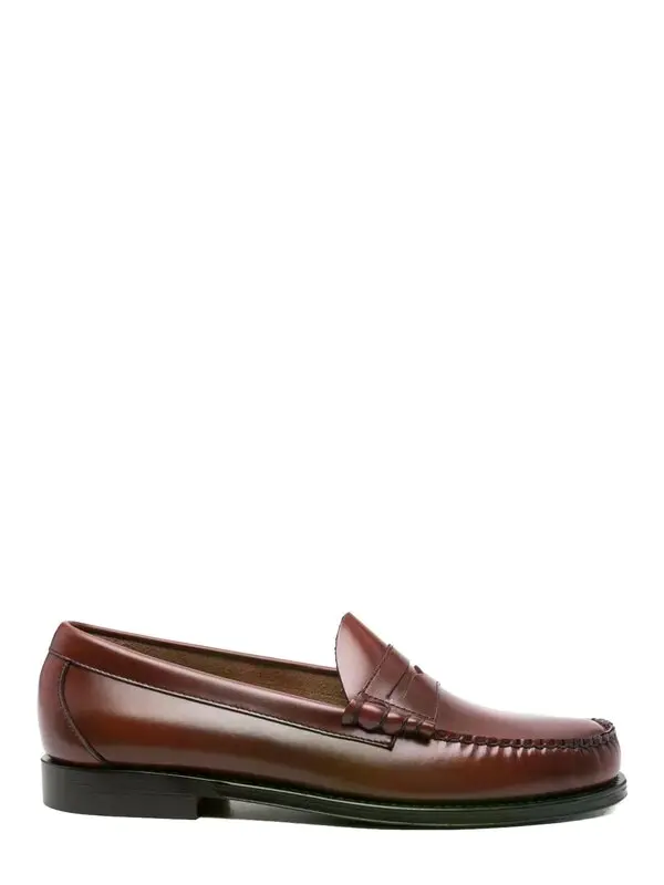 G.H.BASS G.h. Bass & Co. Weejuns Larson Penny Loafers - Red