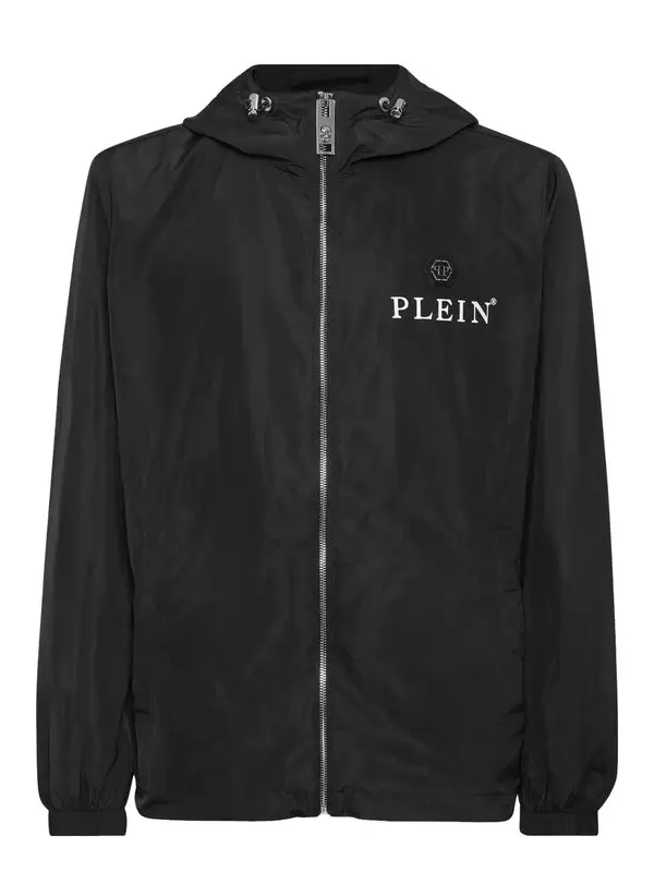Philipp Plein Hexagon Windbreaker Jacket - Black