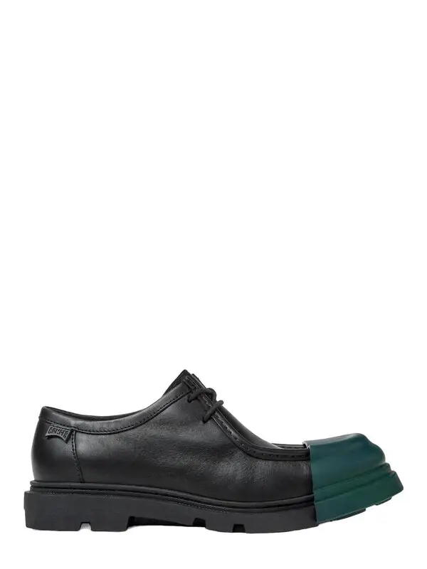 Camper Junction Contrasting-toecap Loafers - Black