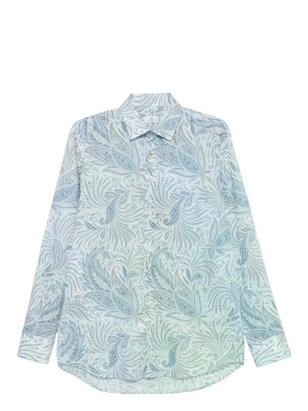 Etro Paisley-print Shirt - Blue