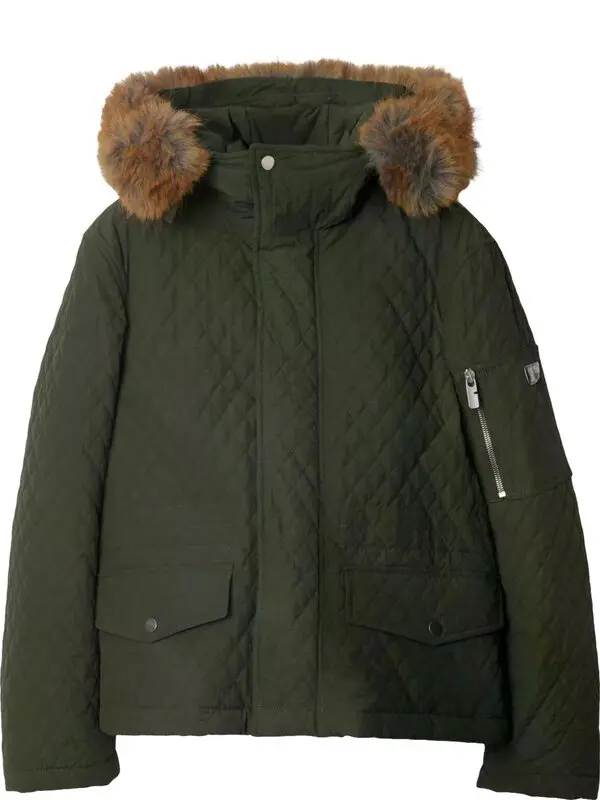 Burberry Quilted Puffer Jacket - Green