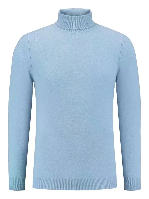 Fedeli Turtleneck Sweater - Blue