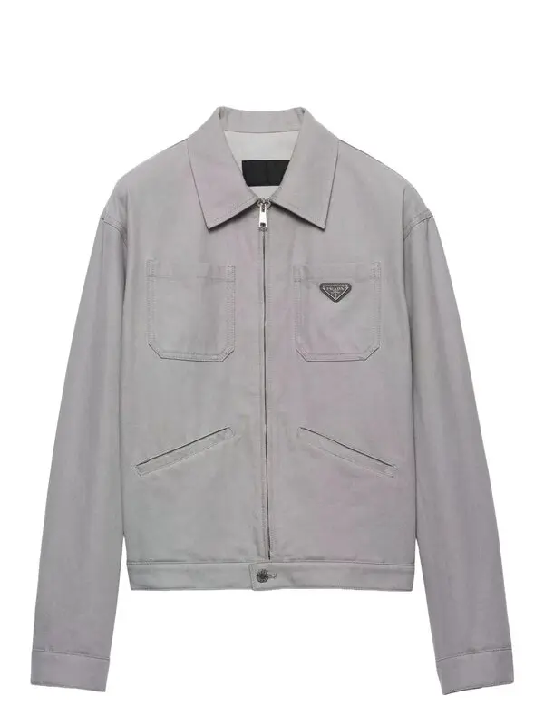 Prada Denim Trucker Jacket - Grey