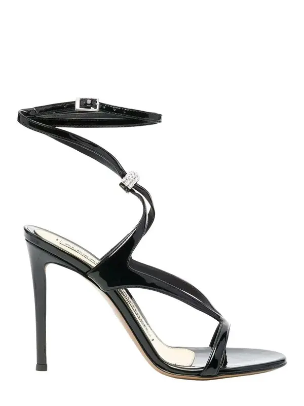 Alexandre Vauthier Crystal-embellished Sandals - Black