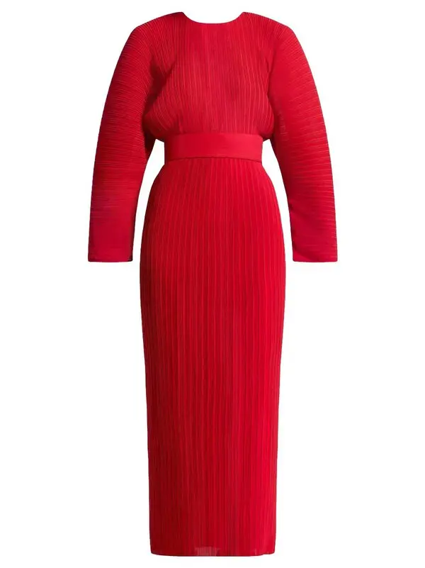 Solace London Mirabelle Maxi Dress - Red