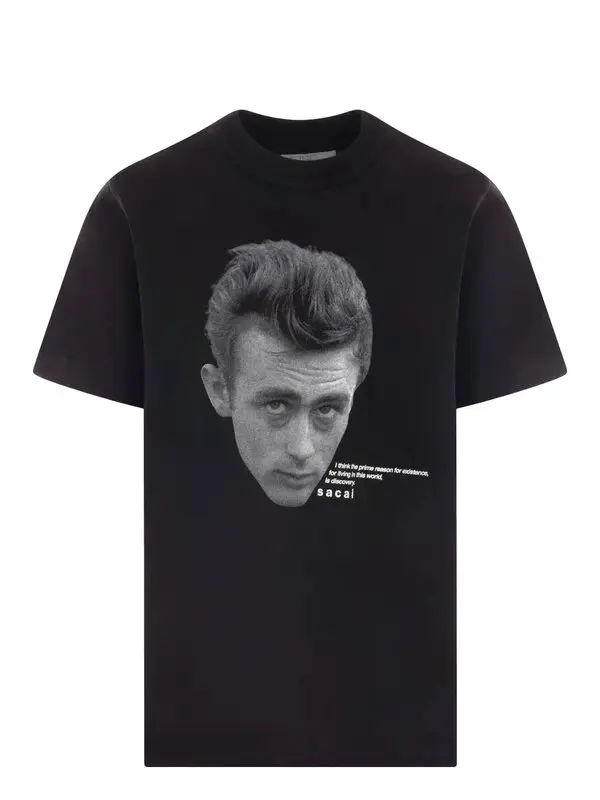 Sacai James Dean T-shirt - Black