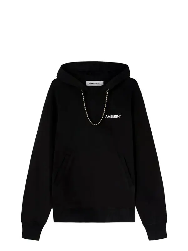 AMBUSH Ball Chain-detail Hoodie - Black