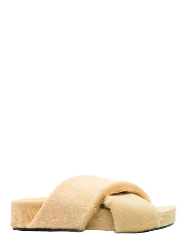 JIL SANDER Crossover-strap Detail Sandals - Neutrals