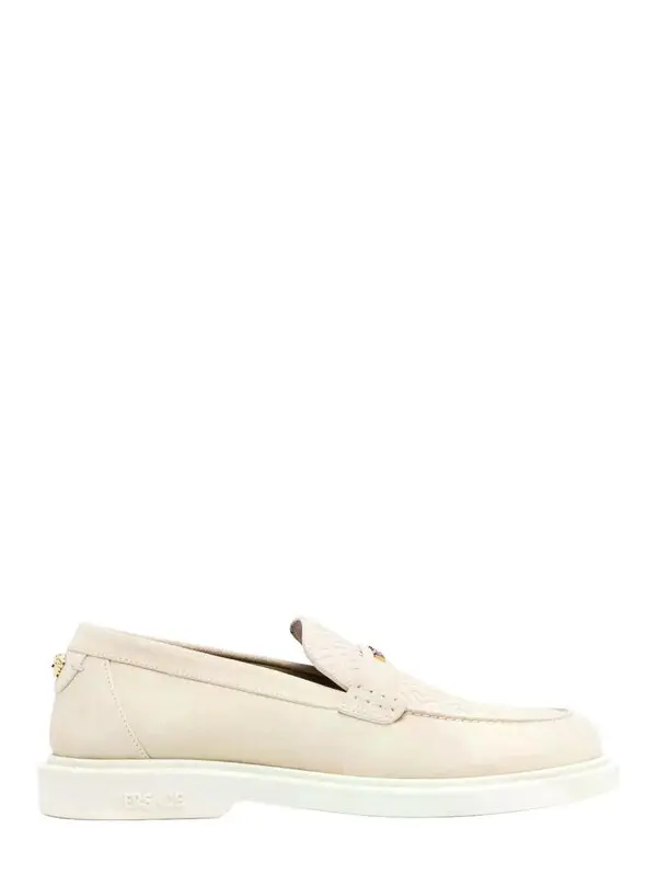 Versace Suede Loafers - Neutrals