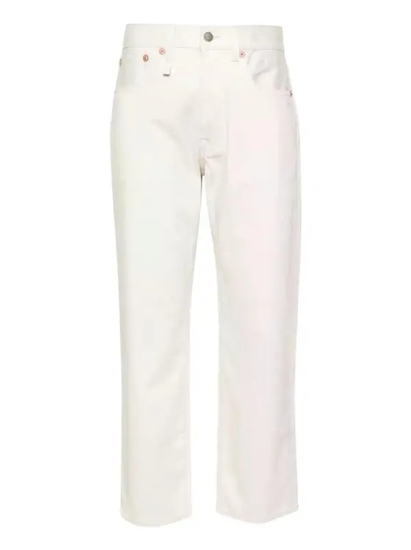 R13 Mid-rise Boyfriend-cut Trousers - Neutrals