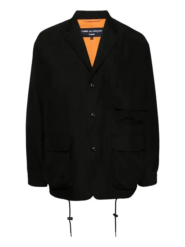 Comme Des Garçons Single-breasted Blazer - Black