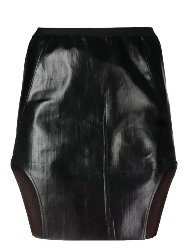 Rick Owens High-waist Above-knee Skirt - Black