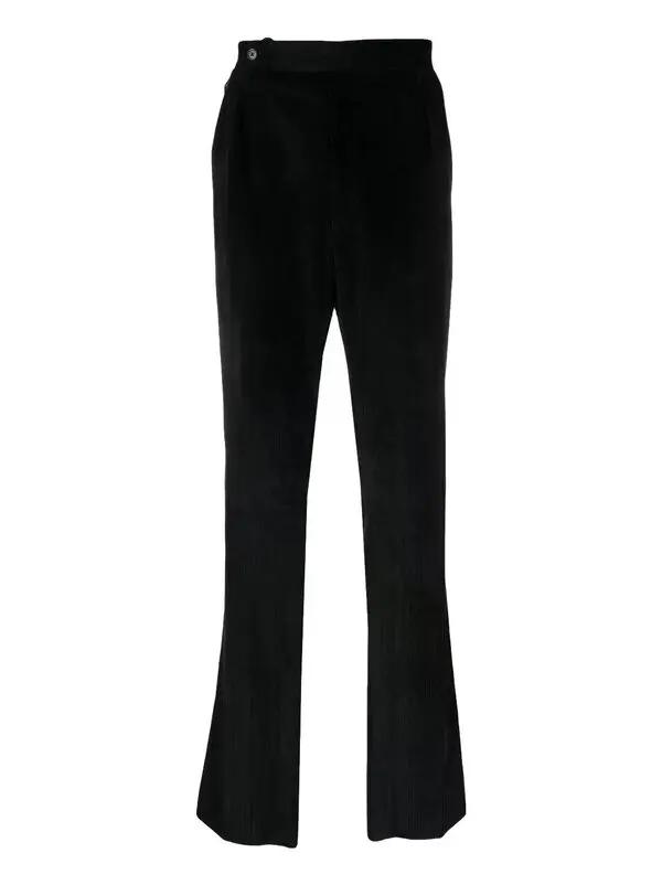 Ralph Lauren Purple Label Gregory Straight-leg Trousers - Black