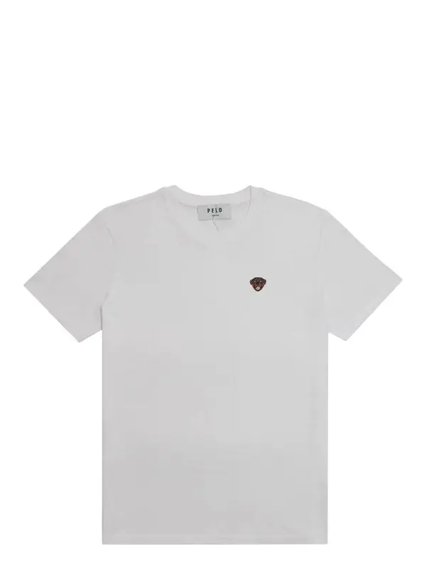 PELO FOUNDATION Dog-appliqué T-shirt - White