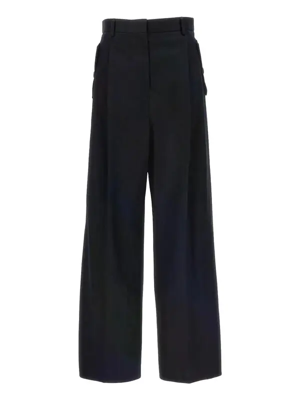 LANVIN Wide-leg Trousers - Blue