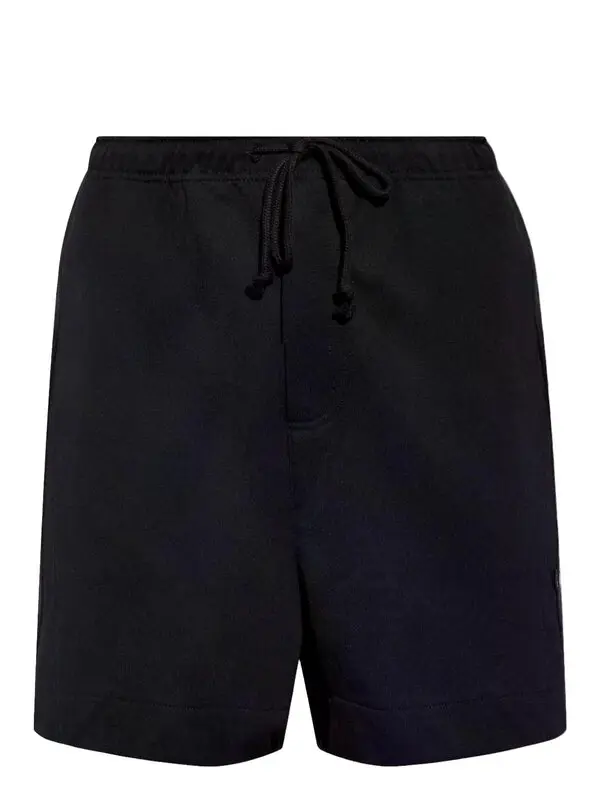 Y3 French Terry Cutline Shorts - Black
