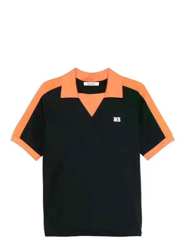 WALES BONNER Home Polo Shirt - Black