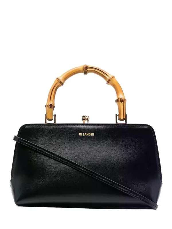 JIL SANDER Goji Bamboo-handle Mini Bag - Black
