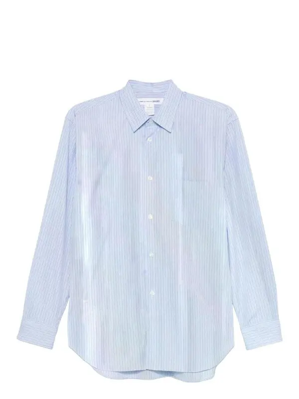 Comme Des Garçons Striped Shirt - Blue