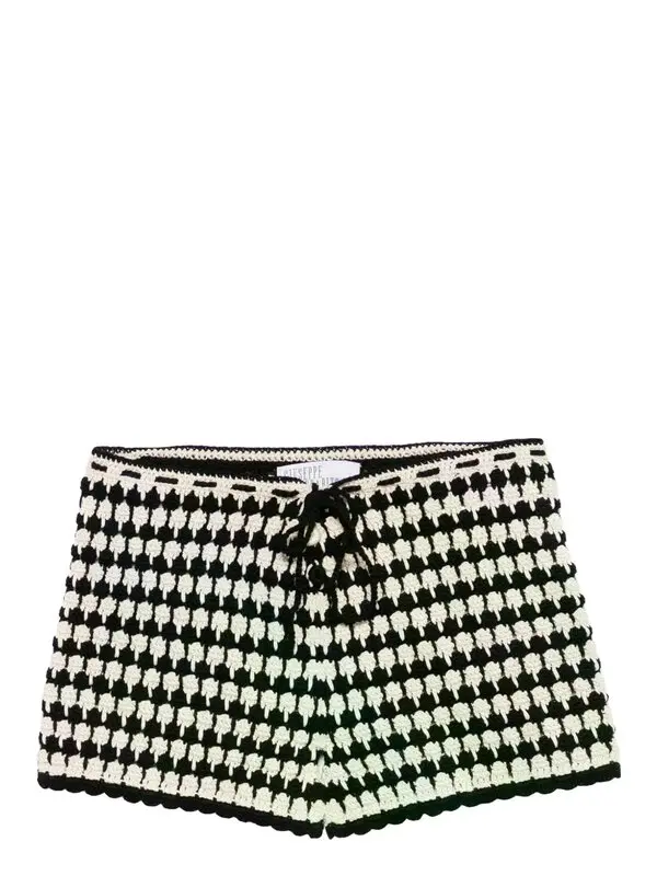 Giuseppe Di Morabito Crochet Shorts - Black