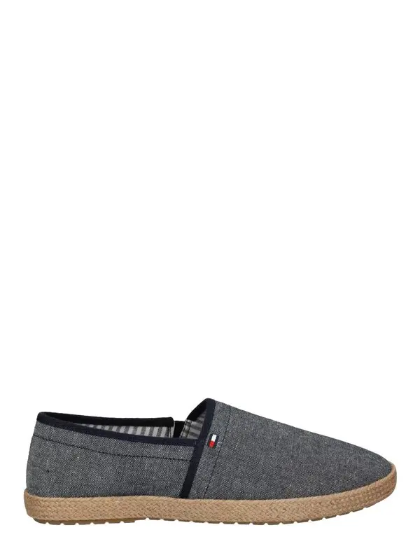 Tommy Hilfiger Chambray Slip-on Espadrilles - Blue
