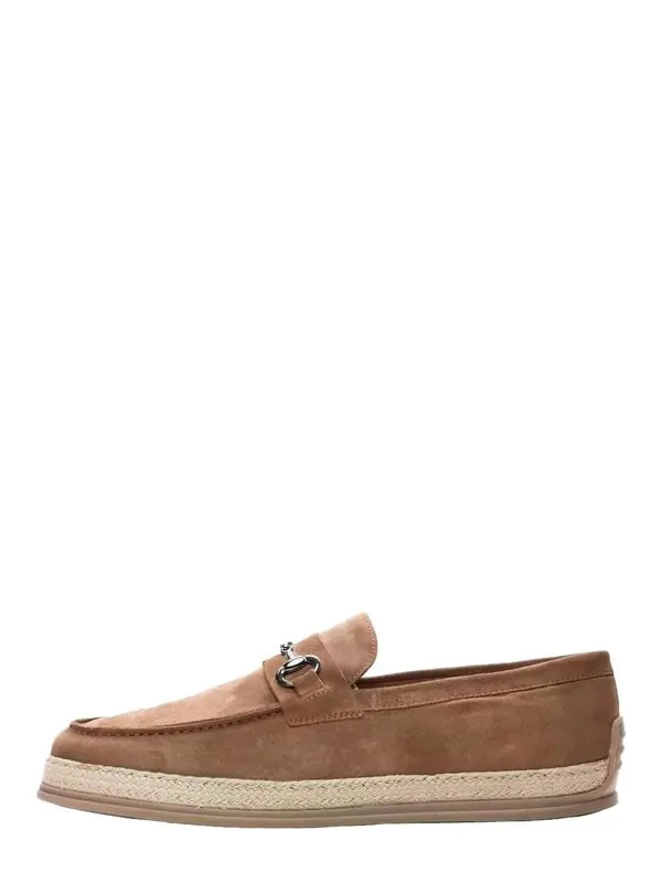 POCHE PARIS Suede Loafers - Brown