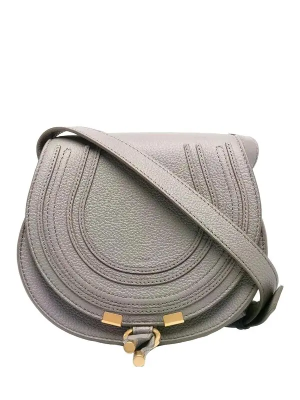 Chloé Marcie Saddle Bag - Grey
