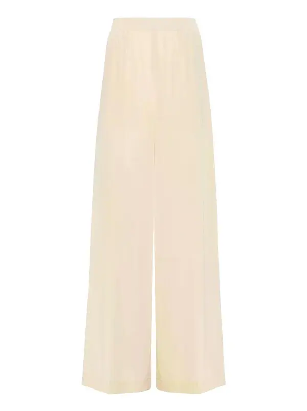 JOSEPH Silk Wide-leg Trousers - Neutrals