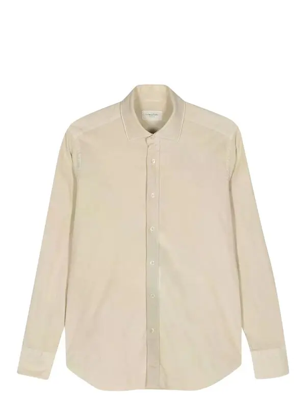 TINTORIA MATTEI 954 Pinwale Corduroy Shirt - Neutrals
