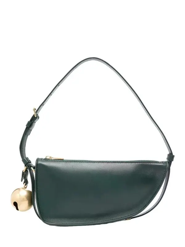 Burberry Charm-detail Leather Shoulder Bag - Green