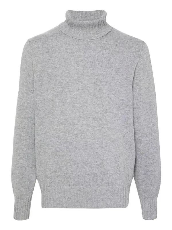 DOPPIAA Aamintore Roll Neck Sweater - Grey
