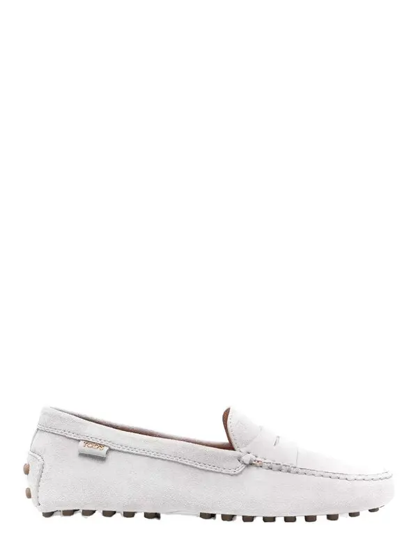 TOD'S Gommino Driving Loafers - Grey