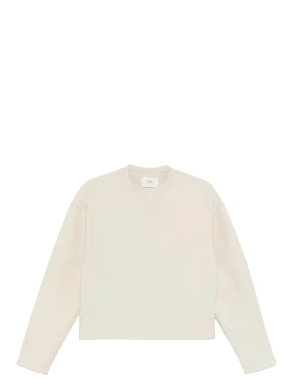 AMI Paris Crew-neck Sweater - Neutrals