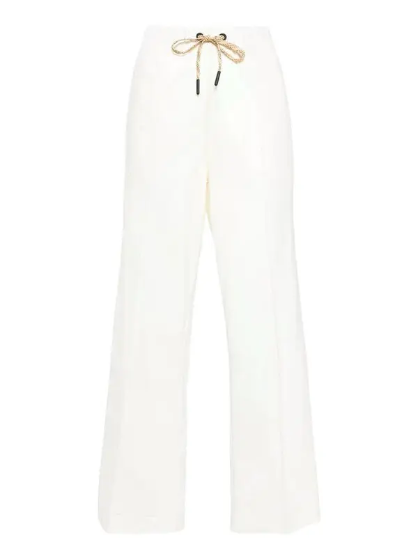 Moncler Elasticated-waist Cotton Track Pants - Neutrals