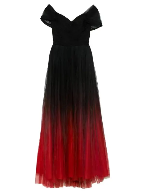 ANA RADU Off-shoulder Gown - Black