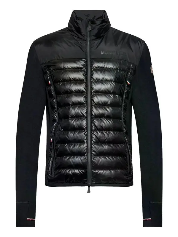 Moncler Padded Polartec® Zip-up Jacket - Black