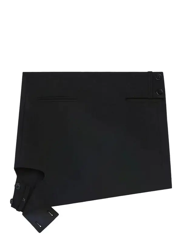 COURREGES Cut-out Mini Skirt - Black