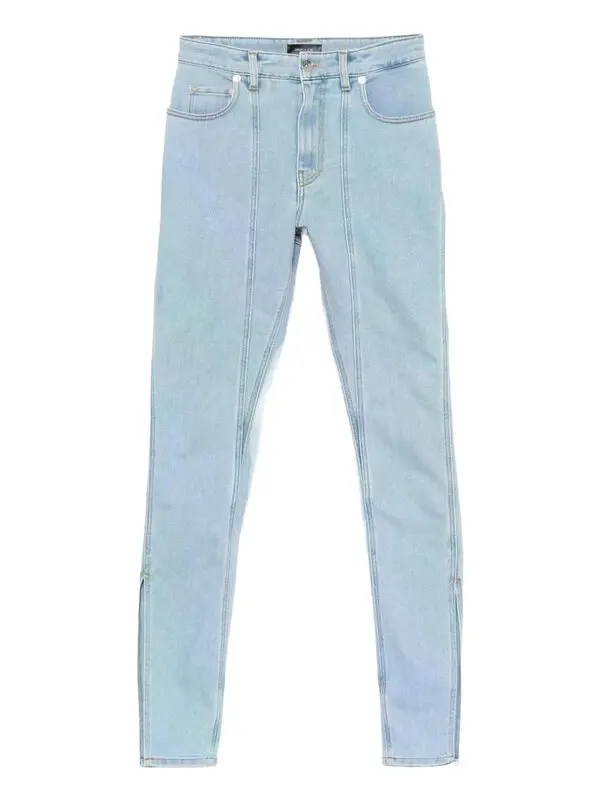 MUGLER Seam-detail Jeans - Blue