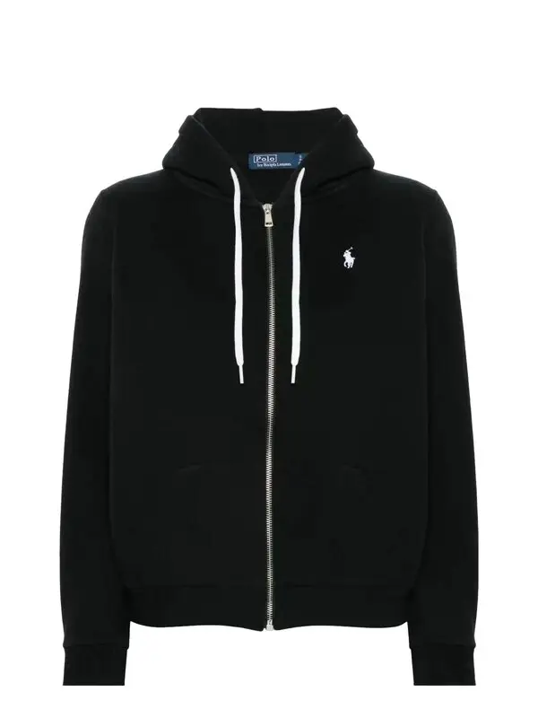 Polo Ralph Lauren Polo Pony Zip-up Hoodie - Black