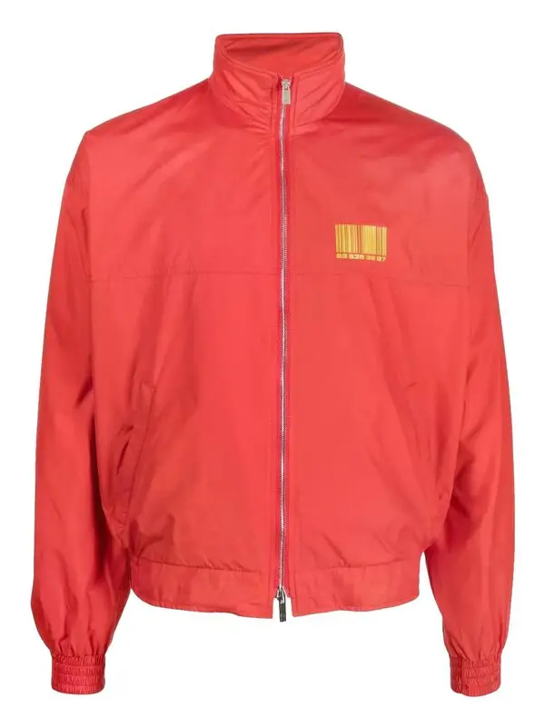 VTMNTS Barcode-print Track Jacket - Red